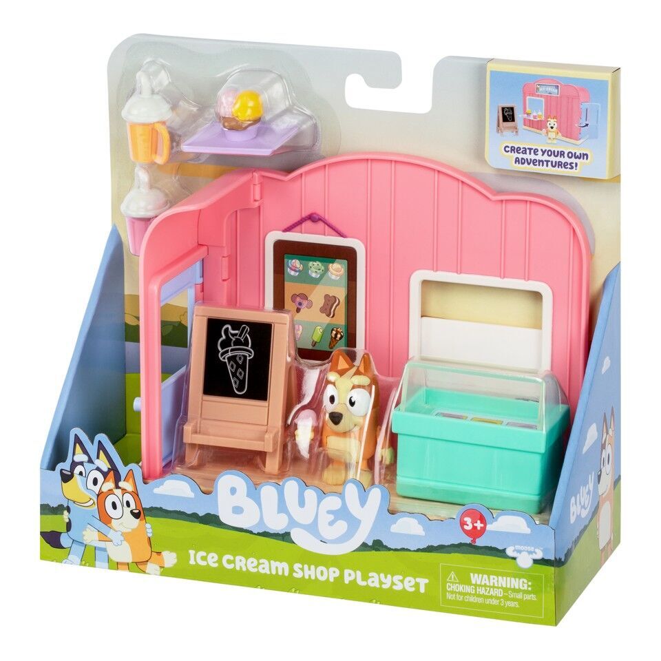 Bluey - BLUEY Mini Playset Ice Cream Shop (90243) / Toys - Techbox ...