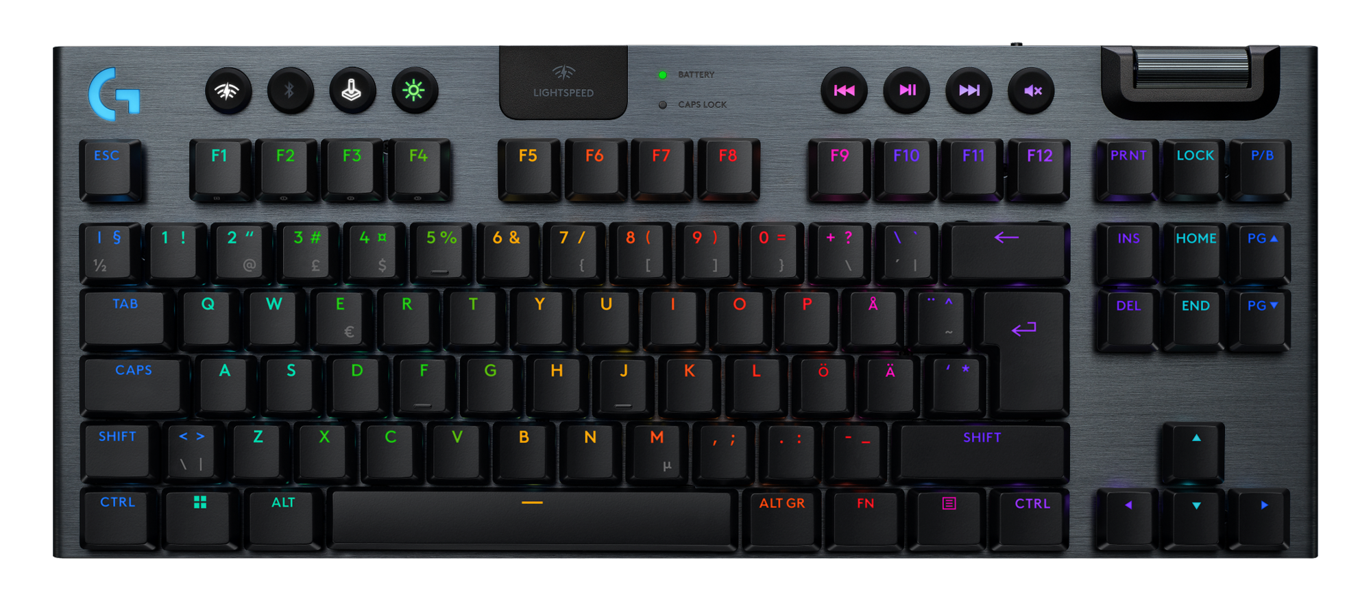Logitech - G915 X LIGHTSPEED TKL Low-Profile Wireless Gaming Keyboard ...