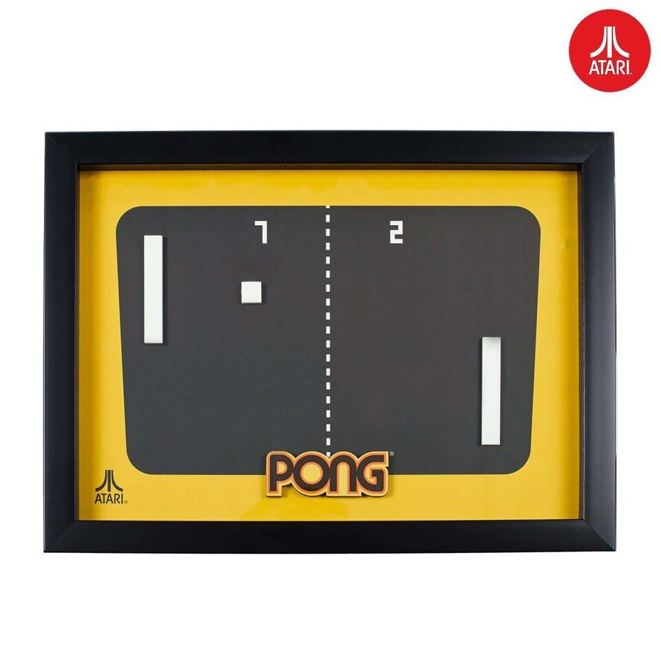 Official Atari 3D Wall Art - Pong Collection / Fan Shop and Merchandise ...