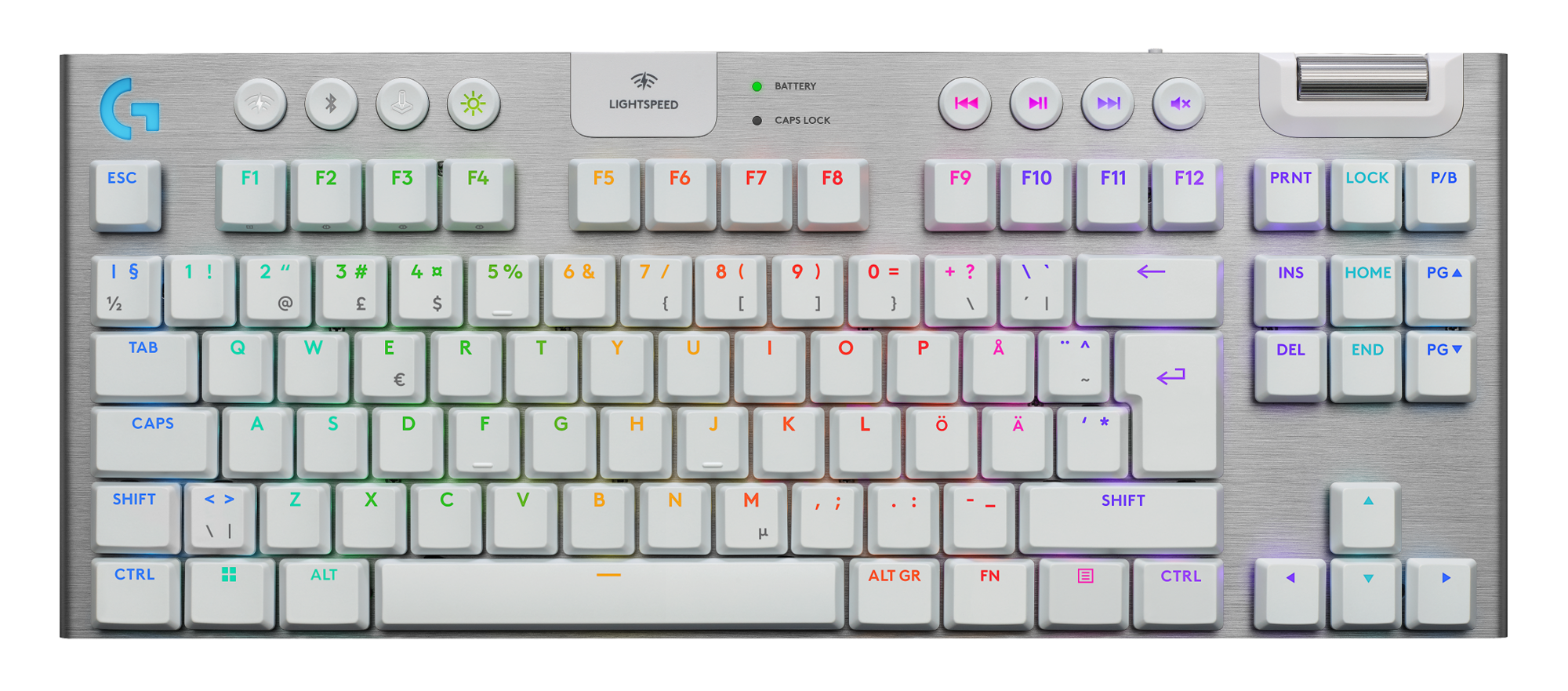 Logitech - G915 X LIGHTSPEED TKL Low-Profile Wireless Gaming Keyboard ...