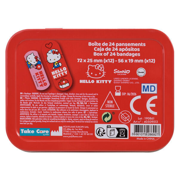 Hello Kitty metal band-aid box - Techbox - Τεχνολογία - Merchandise ...