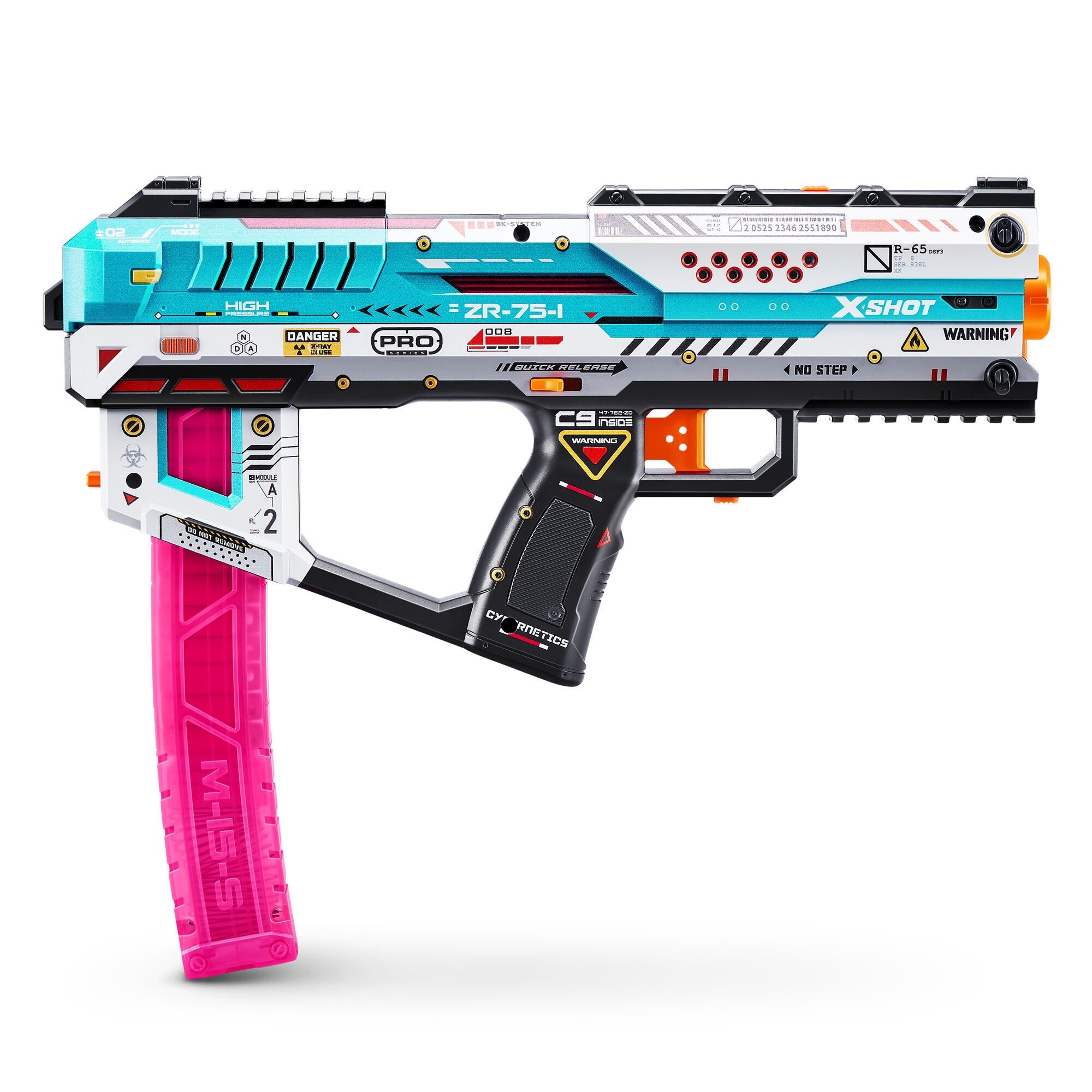 X-SHOT - SKINS Pro Series - Fury-X Blaster (40 Darts) - (36772) / Toys ...