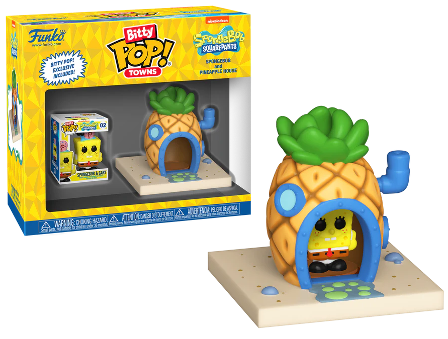 SPONGEBOB - Bitty Pop Town - Spongebob and pineapple house Αυθεντικά ...