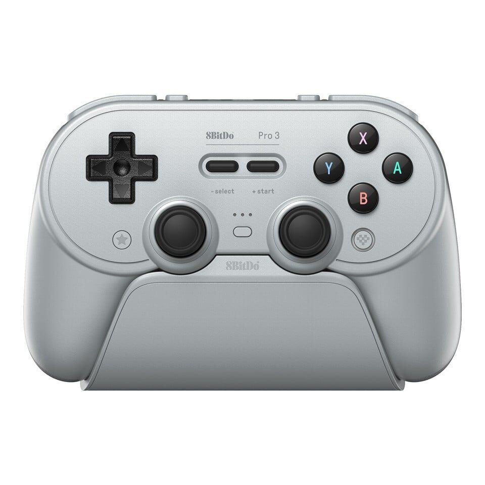 8Bitdo - Pro 3 Bluetooth Gamepad - Gray / PC – Προσφορά | Techbox