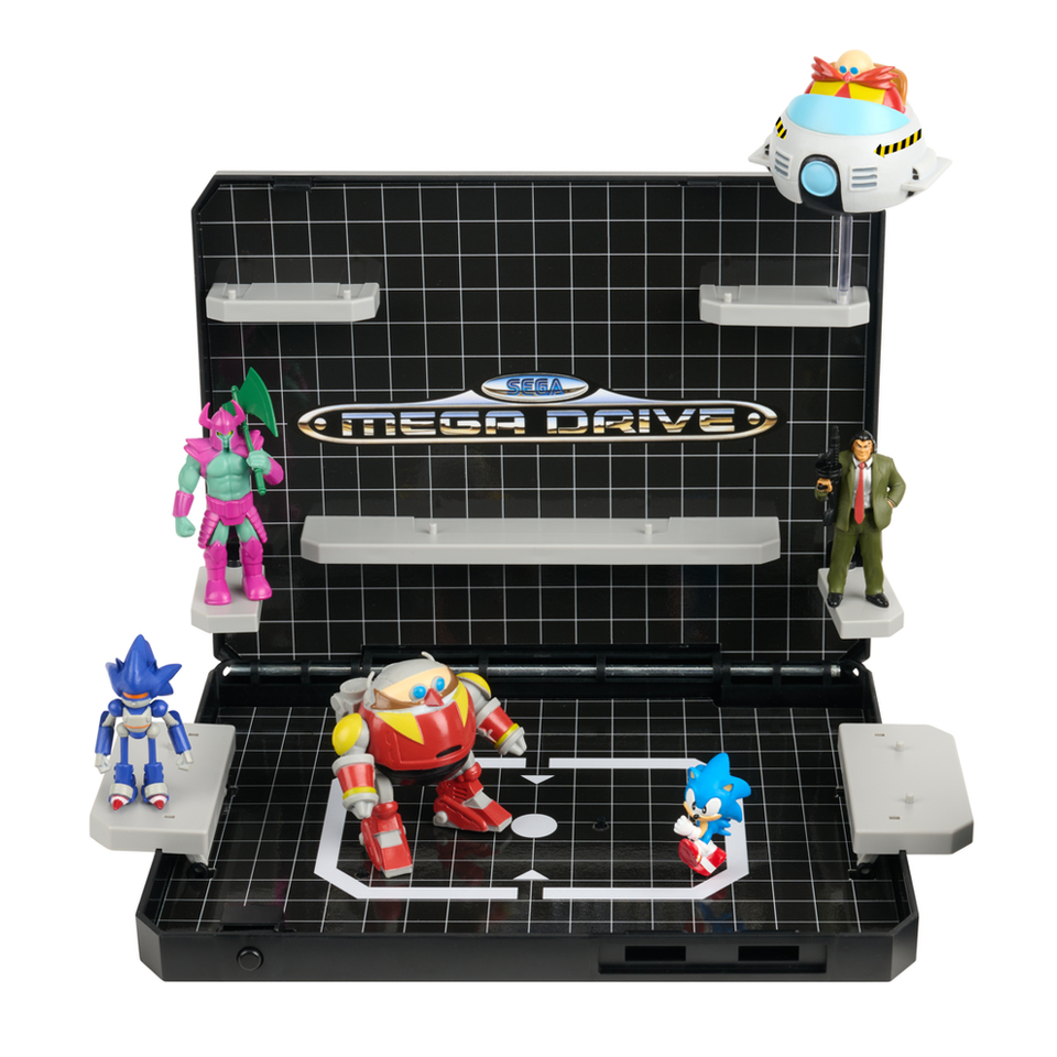 Wilder Toys - CONSOLE HEROES - MEGA DRIVE CONSOLE BOSS LEVEL W SONIC 1 ...