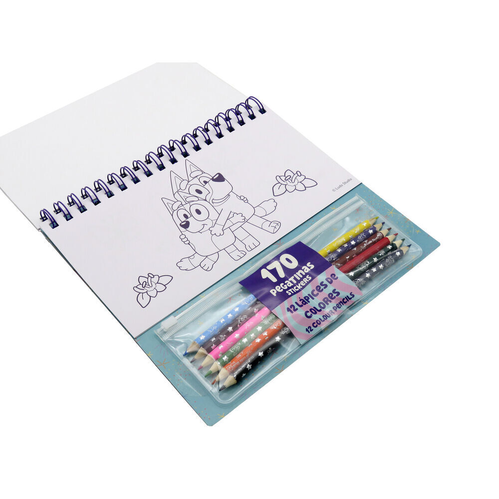Αταξινόμητα :: Bluey Colouring set with stickers - Techbox ...