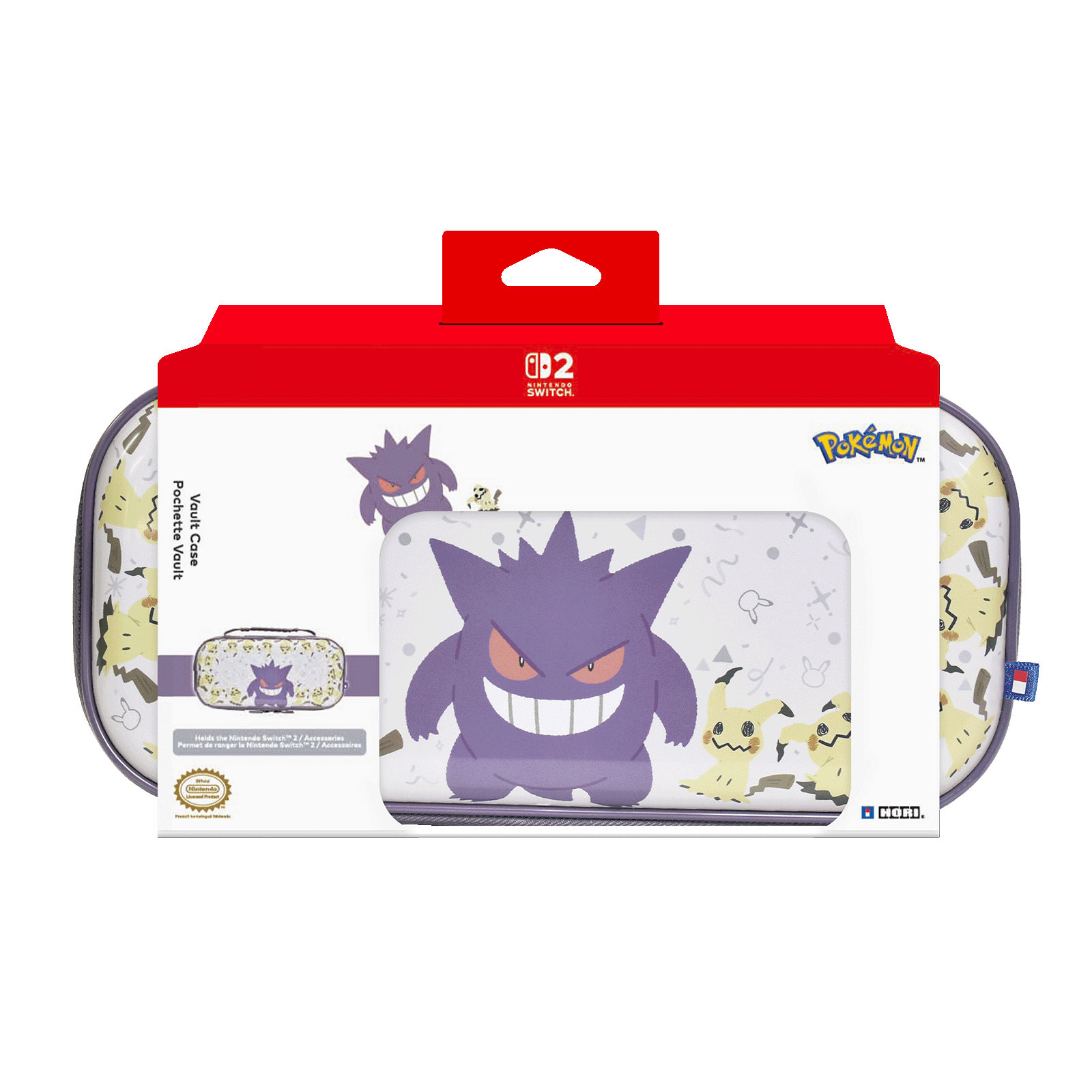 HORI - Vault Case for Switch 2 - Gengar & Mimikyu - Purple / Nintendo ...