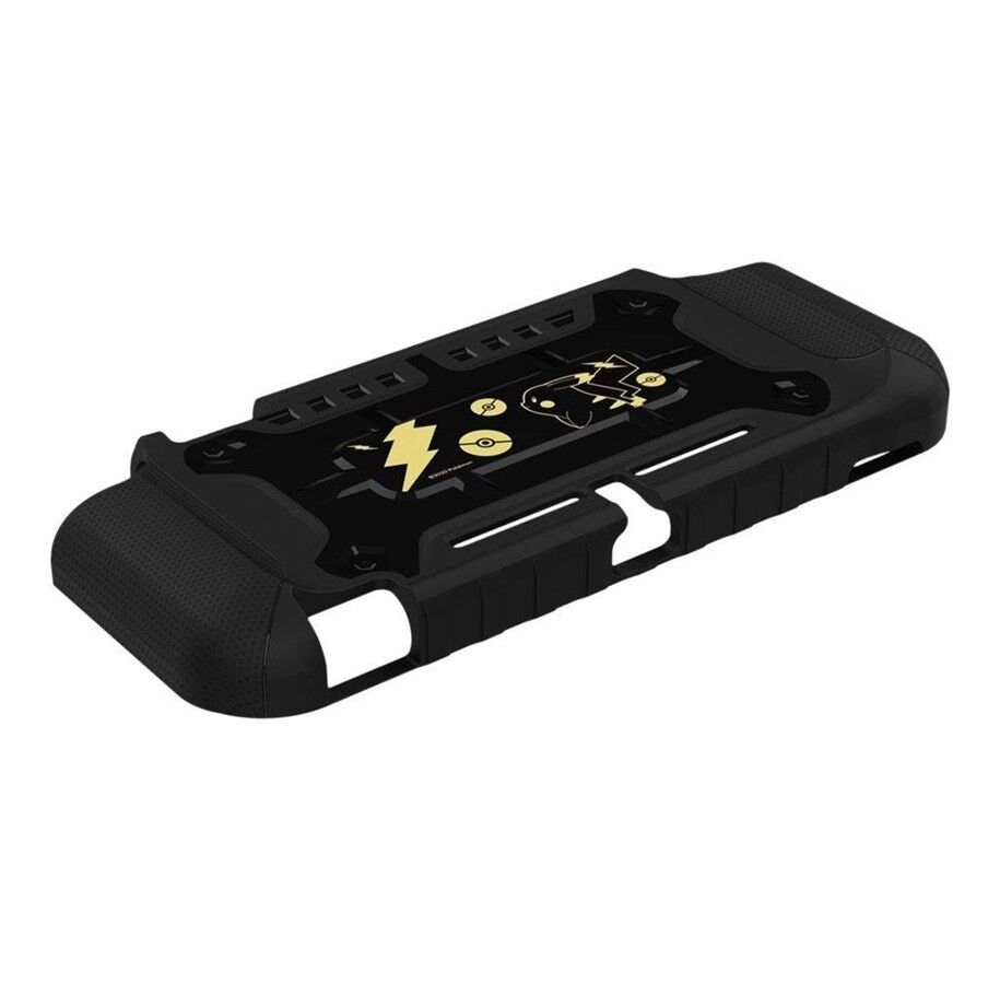 HORI Switch Lite Hybrid System Armor - Pokémon Pikachu Black & Gold ...