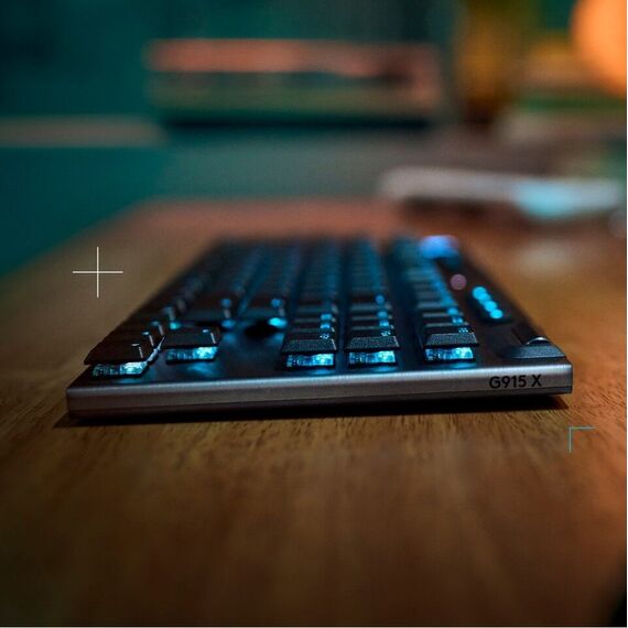 Logitech - G915 X LIGHTSPEED TKL Low-Profile Wireless Gaming Keyboard ...