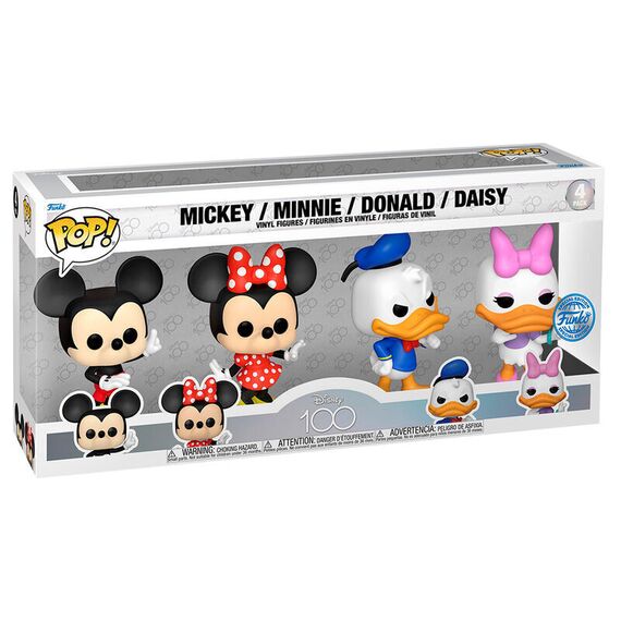 POP pack 4 figures Disney 100th Anniversary Disney Classic Exclusive ...